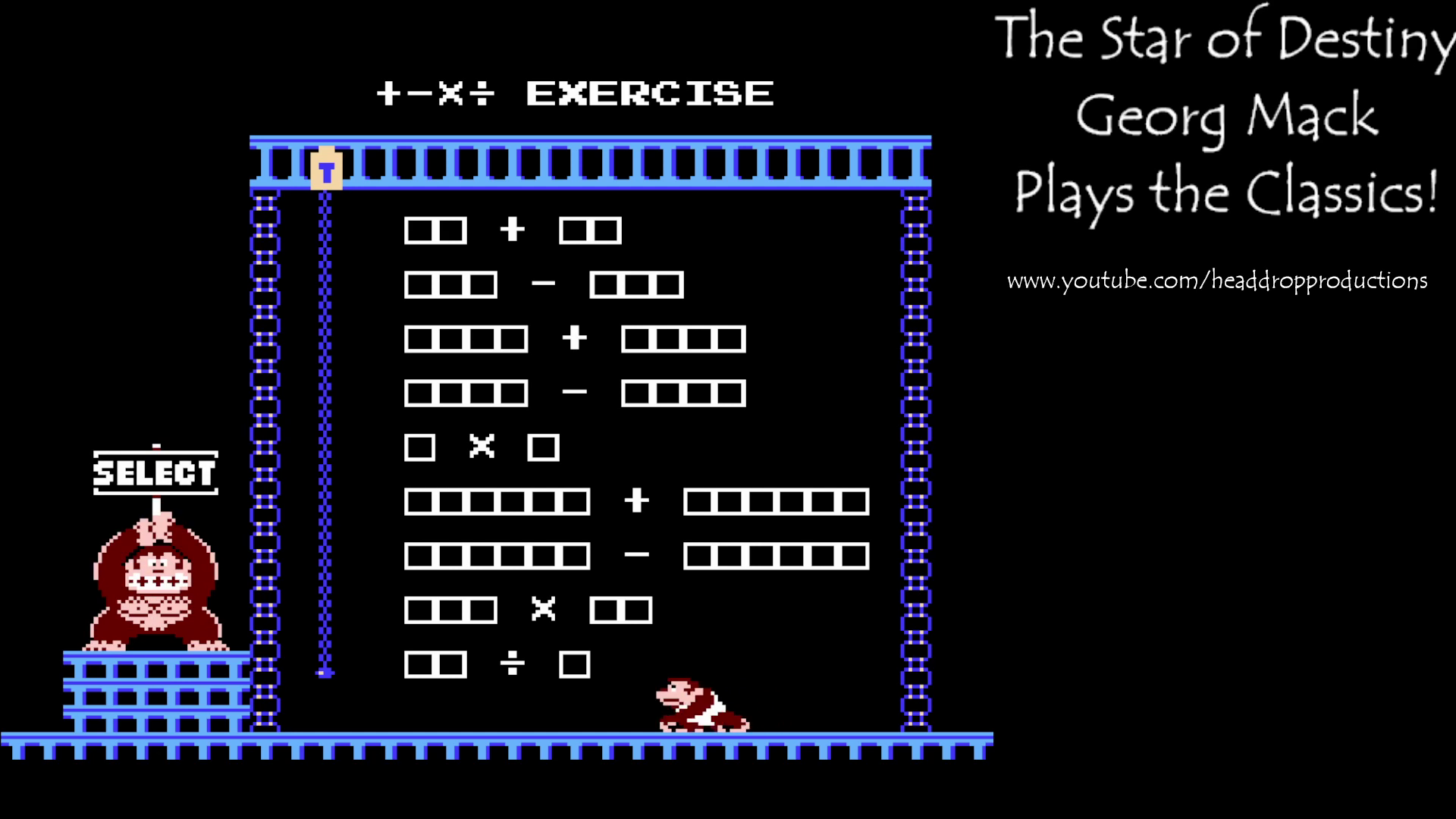 Donkey Kong Jr. Math (NES) – American Lucha Libre