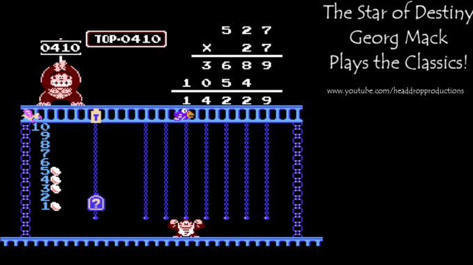 Donkey Kong Jr. Math (NES) – American Lucha Libre