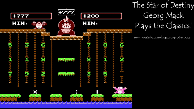 Donkey Kong Jr. Math (NES) – American Lucha Libre