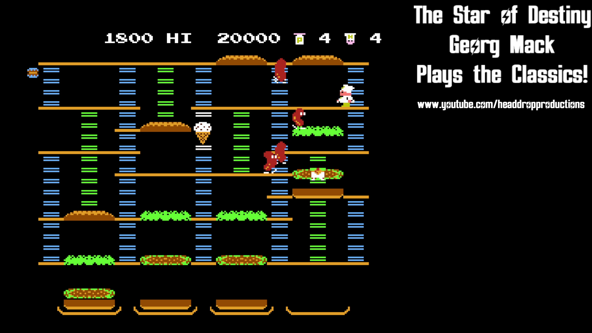 BurgerTime (NES) – American Lucha Libre